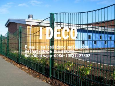 China 8/6/8 or 6/5/6 Twin Wire Fences, Architectural Double Wire Fencing, Security Fences for City Modern Landscaping for sale