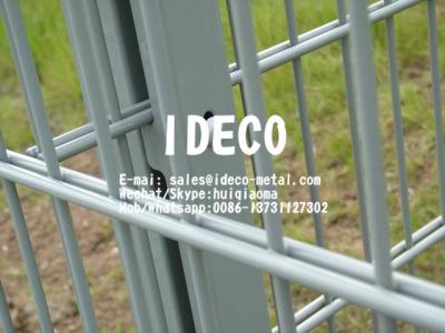 China 868/656 Welded Mesh Twin Wire Fences, Double Wire Rigid Mesh High Security Fencing Decorative for sale