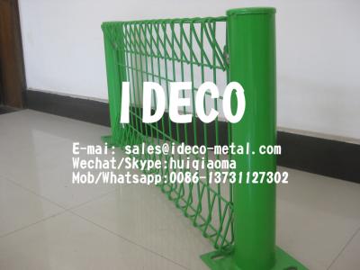 China BRC Weldfence, Roll Top Fencing, Bending Top Welded Mesh Panels for Garden Security in Korea & Japan for sale