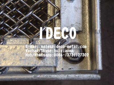 China Aluminized Steel Chainlink Woven Fabric, Aluminum Coated Chain Link Wire Fences, Rhombic Mesh for sale