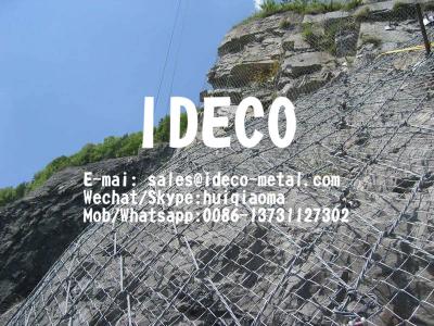 China SPIDER Avalanche Protective Mesh, SPIDER Mesh for Rockfall Barriers, RockSlides/Landslide Protection SPIDER System for sale