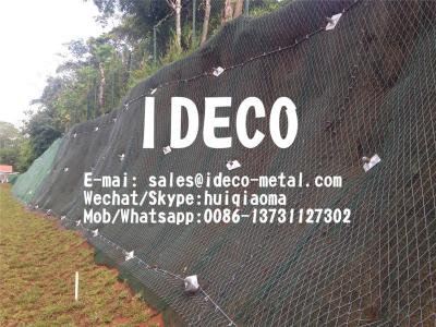 China TECCO Mesh for Slope Erosion Control, Rockfall Barriers, Slope Protection TECCO Wire Netting System for sale