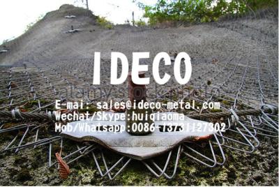 China Hot-Dipped Galvanized Spike Plates for High Tensile Steel Wire Mesh SPIDER/TECCO Rockfall Netting Fence Anchor Plate for sale