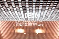 China Cubist Mesh Creative Woven for Architecture, Decorative Flat Wire Mesh Belt, Flexible Honeycomb Mesh for sale