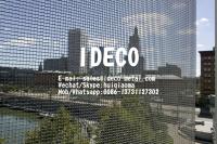 China Cubist Mesh Creative Woven for Architecture, Decorative Flat Wire Mesh Belt, Flexible Honeycomb Mesh for sale