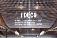China Architectural Cubist Mesh, Honeycomb Mesh Belt for Decoration, Flexible Flatwire Mesh Belt for sale