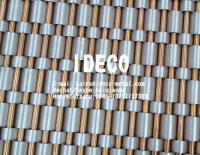 China Opaque Architectural Wire Mesh Fabric, Channel Mesh Decorative Woven Metal, Elevator Cab Interior Wall Cladding for sale