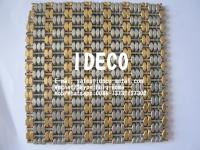 China Stipple Rigid Mesh, Elevator Cab Wall Cladding, Architectural Woven Wire Mesh, Opaque Decorative Metal Screen for sale