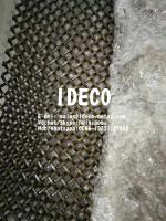 China Antique-Brass Architectural Woven Mesh, Decorative Wire Mesh Grilles for Cabinets, Architectural Metal Wire Mesh for sale