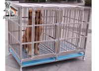 China Largeandmedium-sized Stainless Steel Dog Cages for sale