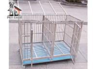 China Largeandmedium-sized Stainless Steel Dog Cages for sale