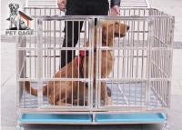 China Largeandmedium-sized Stainless Steel Dog Cages for sale