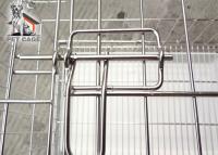 China Folding stainless steel two-door (with sun-roof) pet cages for sale