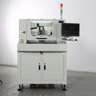 China 2.2KW 100mm/s Adjustable PCB Router Machine Double Worktables Seprays for sale