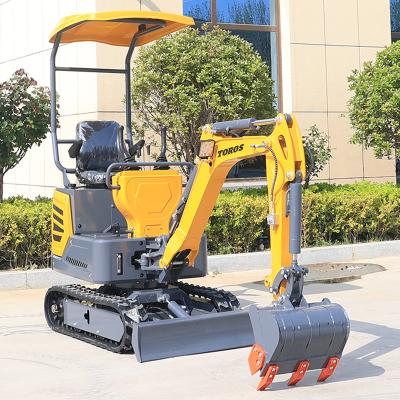 China 1.2Ton Portable Mini Excavator Machine Multifunctional With Attachment for sale