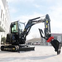China Toros 3.5 Tonne Mini Digger Minibagger Compact Digging Equipment for sale