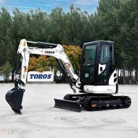 China Toros 3.5 Tonne Mini Digger Minibagger Compact Digging Equipment for sale