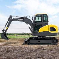 China Powerful 1.2Ton Mini Hydraulic Excavator With 1200mm Track Length for sale