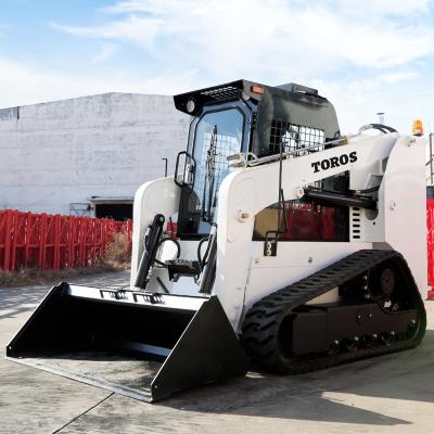 China Epa4 Euro5 Compact Skid Steer Loader With Hydraulic Breaker Hydrostatic Drive for sale