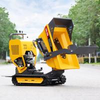 China Integrated One Piece Self Loading Mini Dumper Crawler For Earthwork for sale