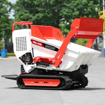 China 500-800KG Self Loading Gasoline Mini Dumper Small Turning Radius for sale
