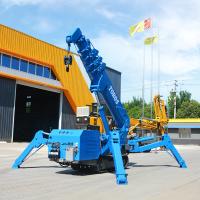 China EPA approval Small 3 Ton Spider Crane 5 Ton Crawler Crane Boom Lift for sale