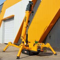 China EPA approval Small 3 Ton Spider Crane 5 Ton Crawler Crane Boom Lift for sale