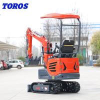 China Agricultural Orchard Mini Excavator Machine 2 Ton Mini Digger Multi Functional for sale