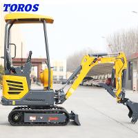 China highly Maneuverable 1.2tone Mini Crawler Excavator 180mm Track Width for sale