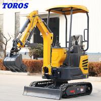 China EPA Certification 1.8 Ton Mini Excavator Machine Small Bagger In Tight Spaces for sale
