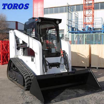 China Multi Functional Mini Backhoe Track Skid Steer Loader Diesel Engine Powered for sale