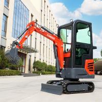 China Multifunctional 180mm Track Width Mini Hydraulic Excavator 1200kg for sale