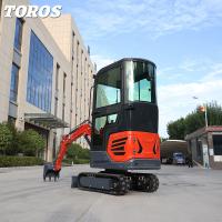 China Small Spaces Rubber Track Mini Excavator Garden Mini Digger 1.2Ton for sale