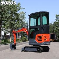 China highly Maneuverable 1.2tone Mini Crawler Excavator 180mm Track Width for sale