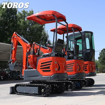 China Municipal Works Diesel Mini Hydraulic Excavator With Max. Digging Height 2490mm for sale