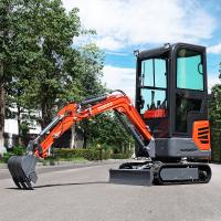 China Lightweight 1.2tone Mini Hydraulic Excavator 1745mm Max.Dumping Height for sale