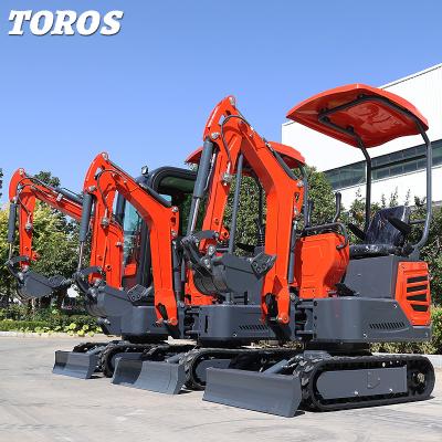China TE-12 Mini Excavator High Performance Mini Diesel Excavator Height 2285mm For Municipal Works for sale