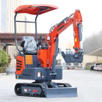 China Customizable 1 Ton Mini Crawler Excavator With 405mm Ground Clearance for sale