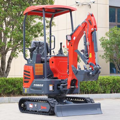China CE Certified Small Tracked Excavator 1200kg Mini Excavation Equipment for sale