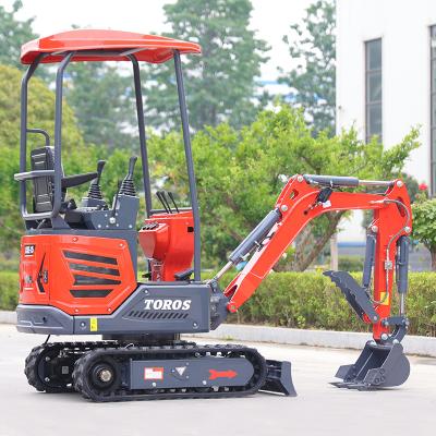 China Multipurpose 1.2 T Excavator Small Garden Excavator 2870*930*2030mm Dimension for sale