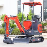 China highly Maneuverable 1.2tone Mini Crawler Excavator 180mm Track Width for sale