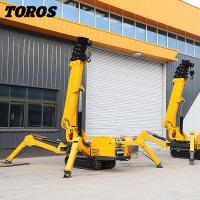 China 16m Max Lifting Height Spider Crawler Crane 360 Degree Swivel CE Certified for sale