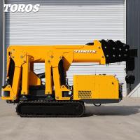 China Telescopic  Compact Spider Crane With Maximum Underground Head Of 20.5m for sale