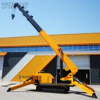 China Span 16.8m TOROS Tracked Spider Crane For Narrow Space Engineering for sale