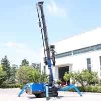 China 16m Max Lifting Height Spider Crawler Crane 360 Degree Swivel CE Certified for sale