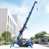 China Span 16.8m TOROS Tracked Spider Crane For Narrow Space Engineering for sale
