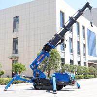 China Span 16.8m TOROS Tracked Spider Crane For Narrow Space Engineering for sale