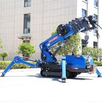 China Span 16.8m TOROS Tracked Spider Crane For Narrow Space Engineering for sale