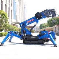 China Telescopic  Compact Spider Crane With Maximum Underground Head Of 20.5m for sale