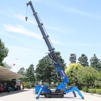 China Commercial Blue Small Crawler Spider Crane 8000KG Easy Operation for sale